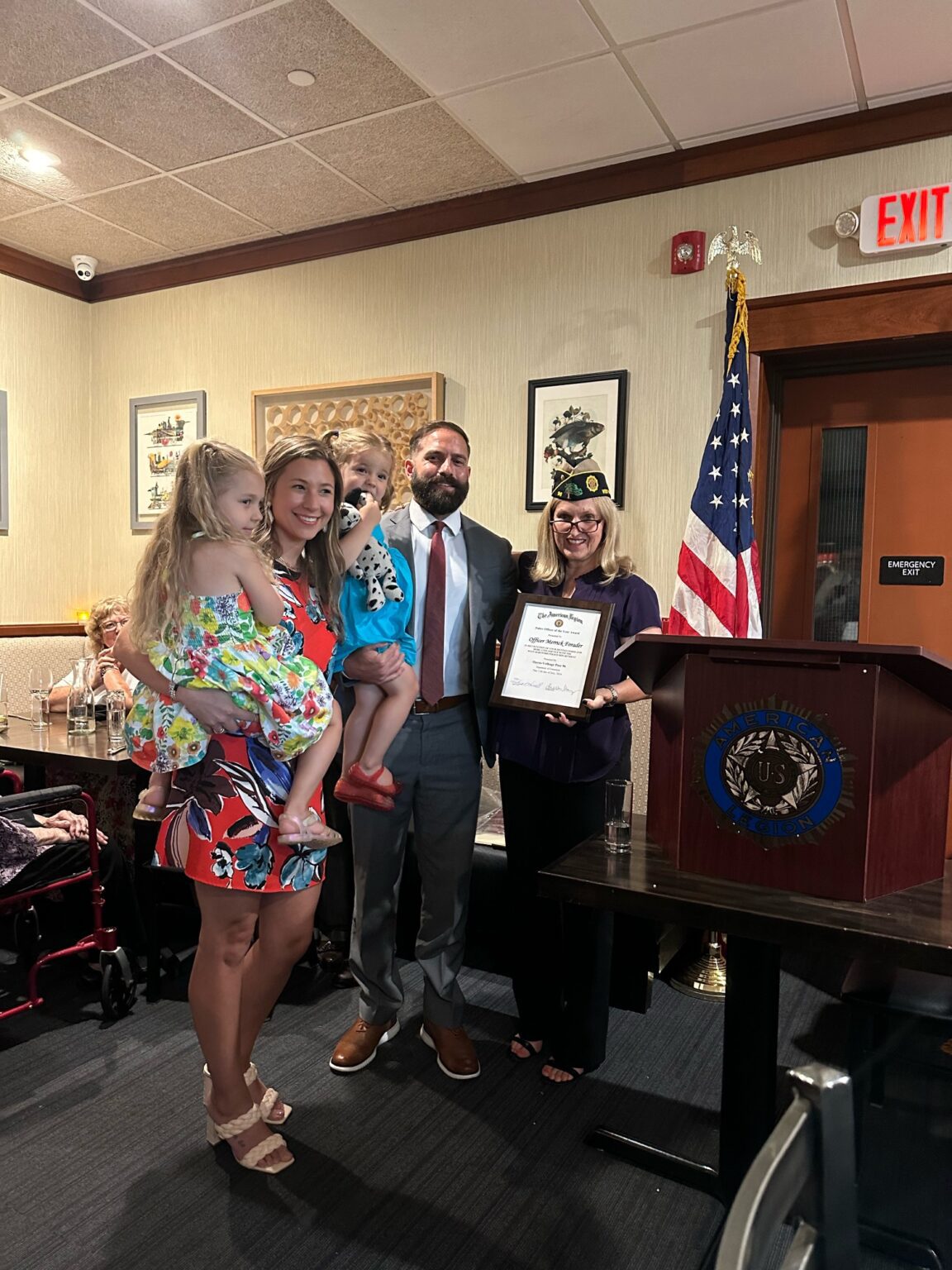 American Legion Honors Police Officer of the Year - We-Ha | West ...
