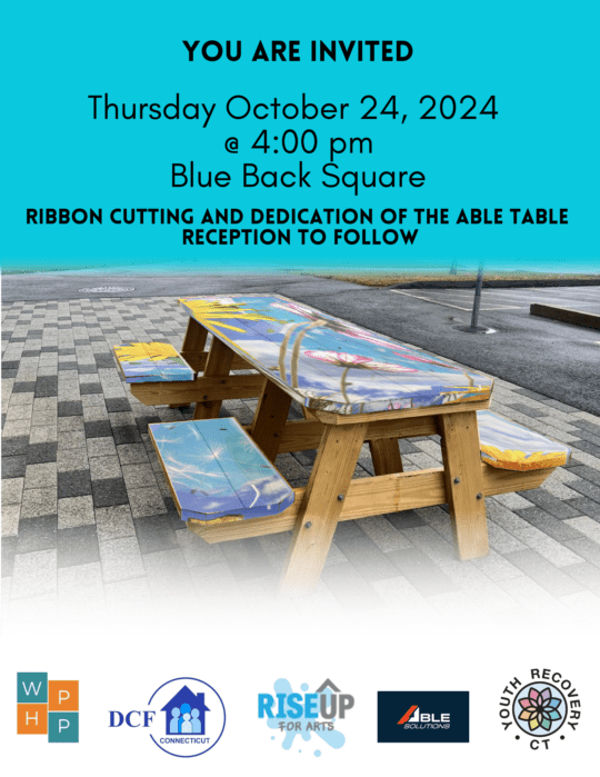 'Able Table' to be Unveiled in West Hartford's Blue Back Square - We-Ha ...