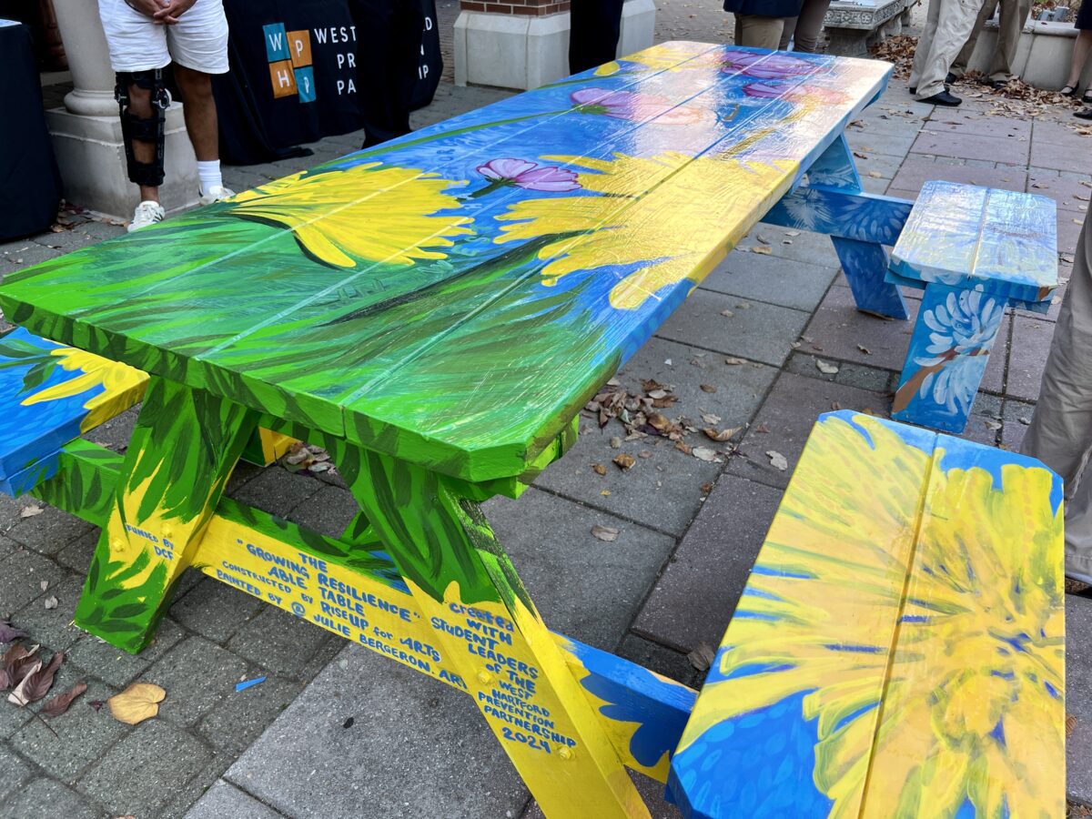 'A Seat for Everyone': West Hartford's First Able Table Dedicated in ...