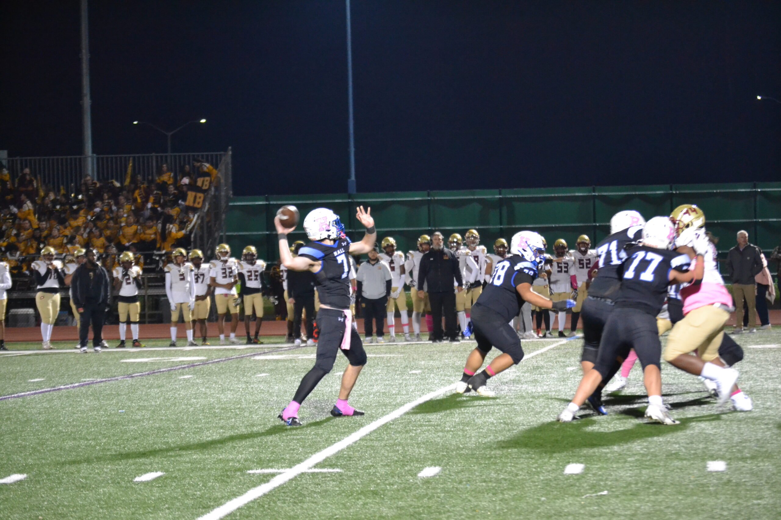 Tommy Hussey unloads the touchdown pass to Tyler Redden - We-Ha | West ...