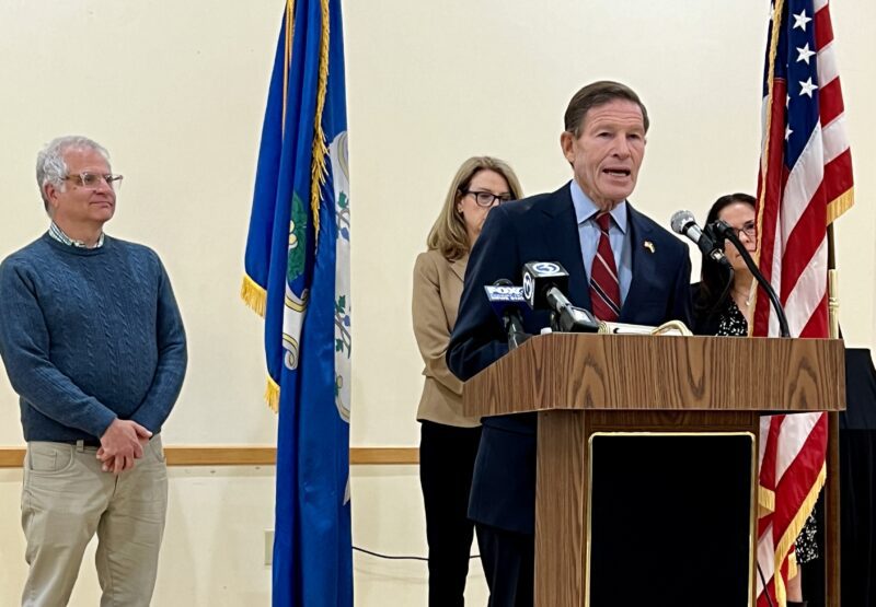 Sen. Blumenthal, AARP Director Hold Press Conference in West Hartford ...
