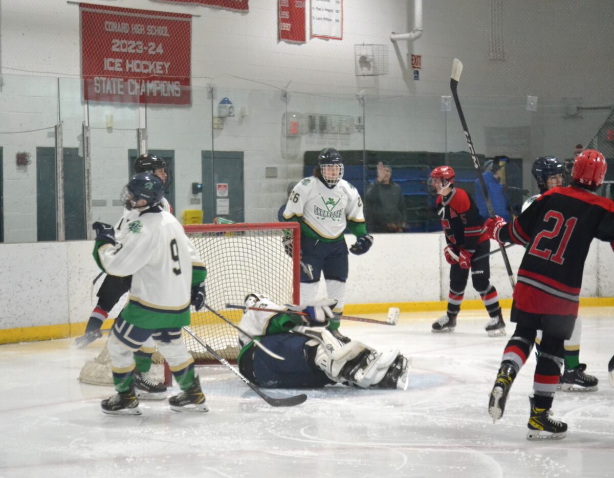 One-Win Northeastern Earns Tie with Unbeaten Conard Boys Hockey - We-Ha ...