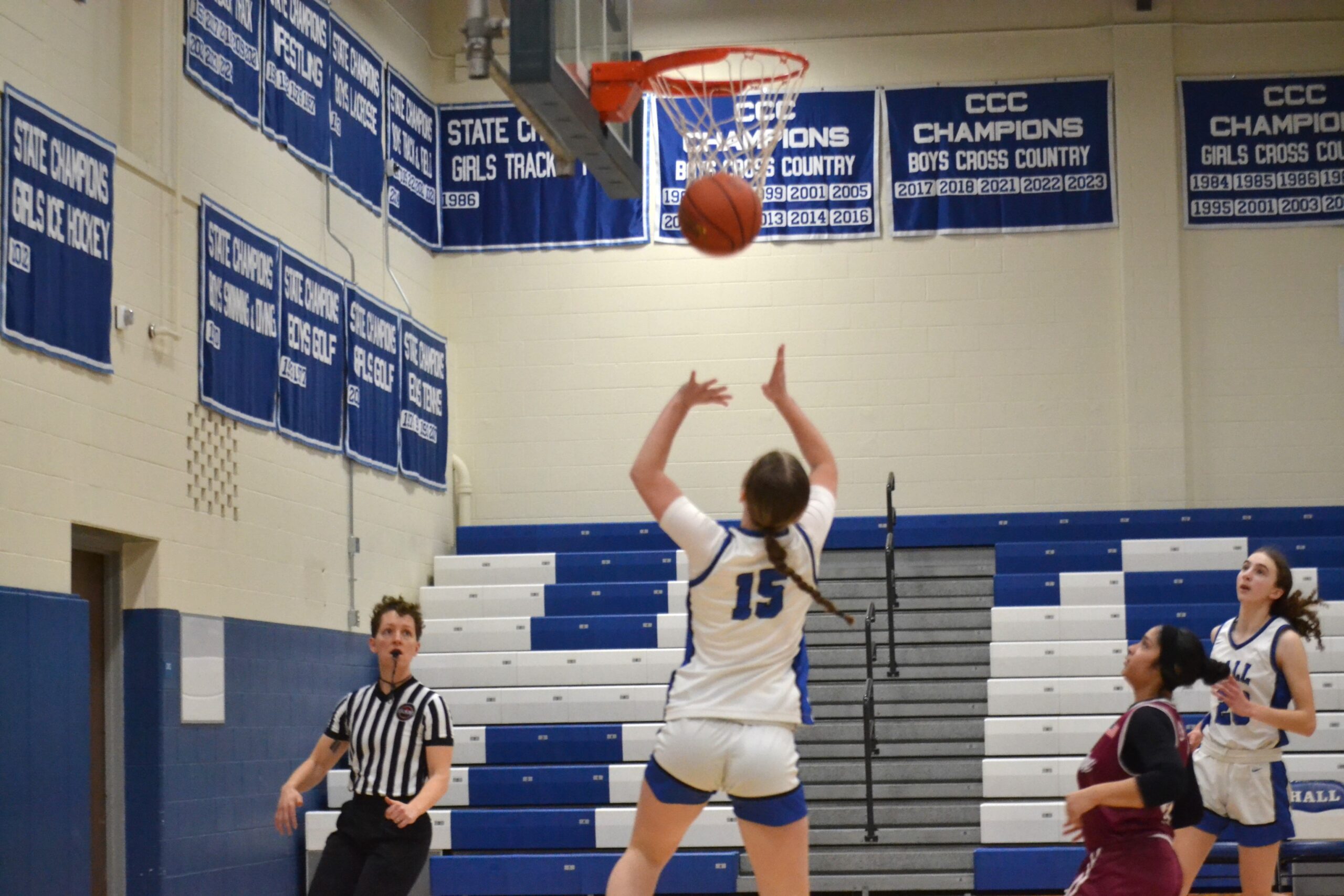 Emma Hynes goes in for the shot for Hall - We-Ha | West Hartford News