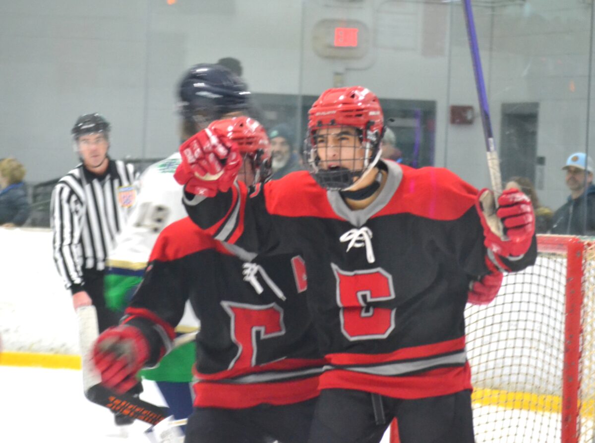 One-Win Northeastern Earns Tie with Unbeaten Conard Boys Hockey - We-Ha ...