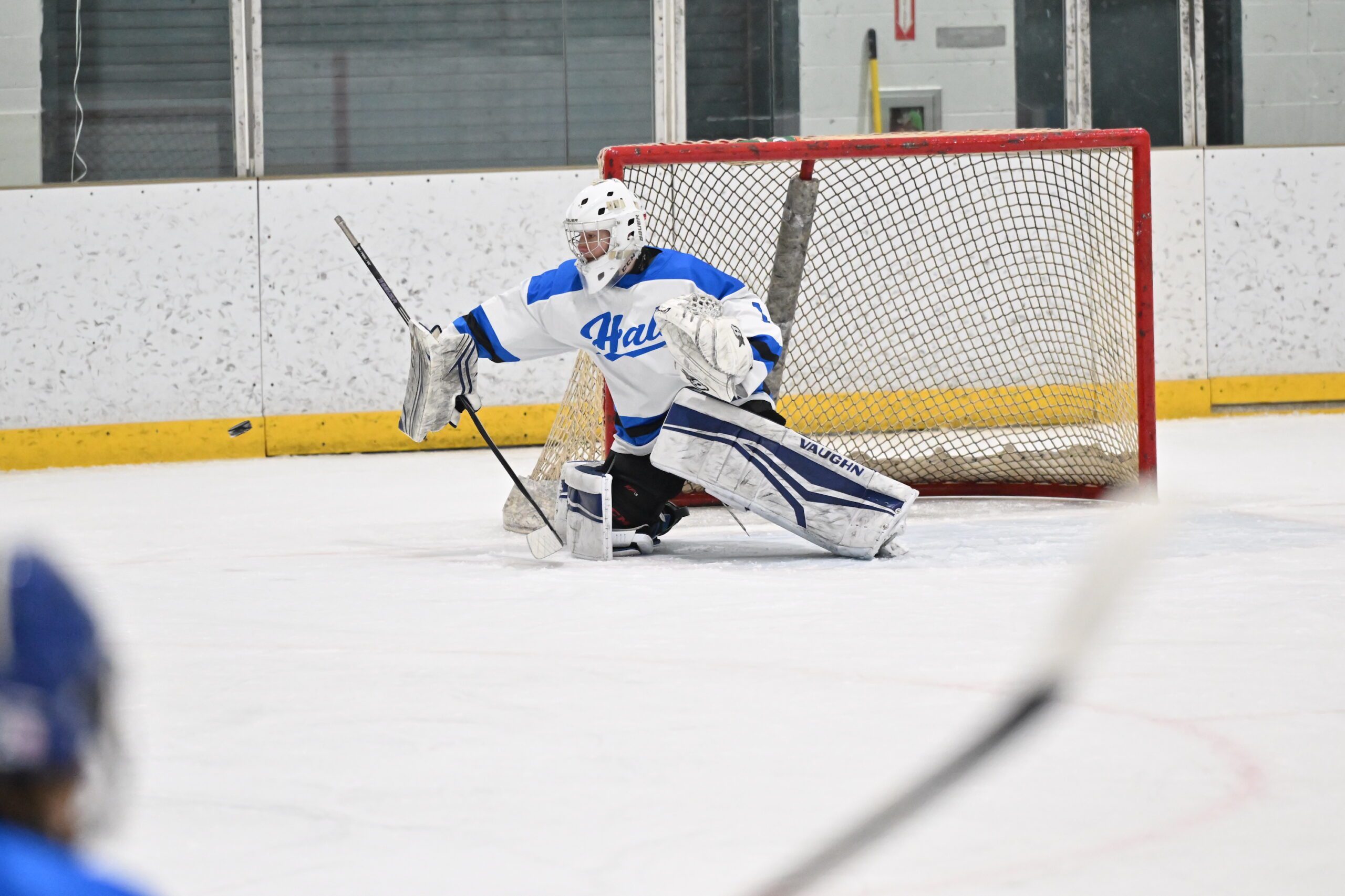 13 Hall Matthew Bonner with a stick save for his first shutout this ...