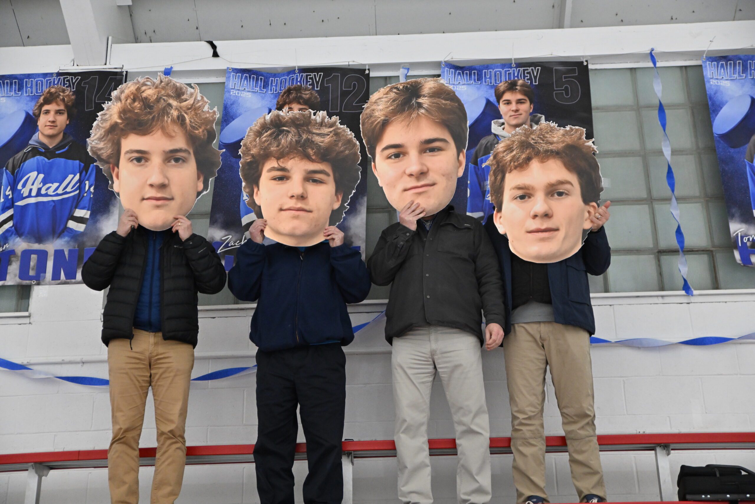 2 Hall Senior Night Fat Heads Declan Stone Zack Gerken Billy DeBassio ...