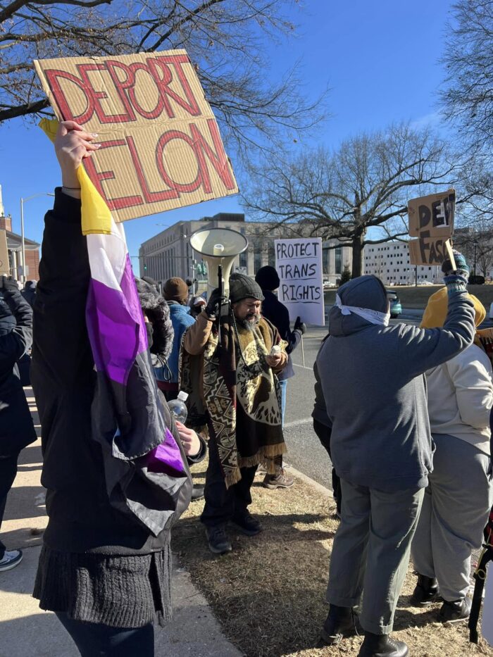 50501 Movement Organizes Its First Rally at State Capitol, Targeting Trump, Project 2025, and ...