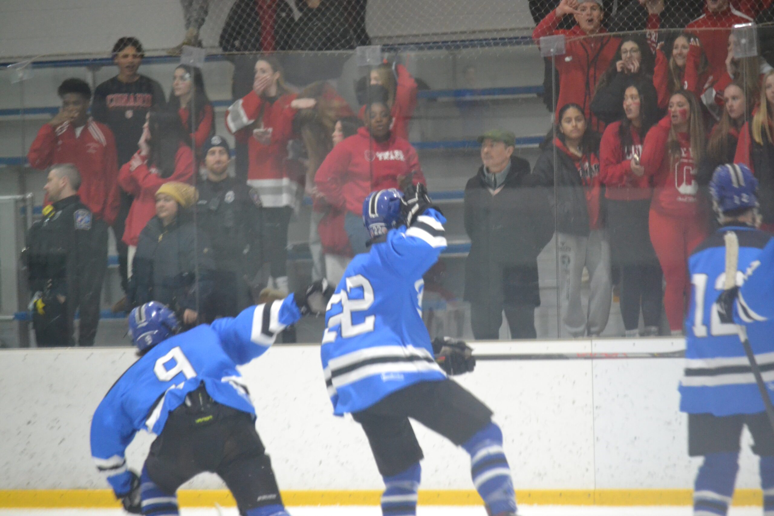 Ben Goldstein (22) and Jack Croce celebrate Goldstein's goal against ...