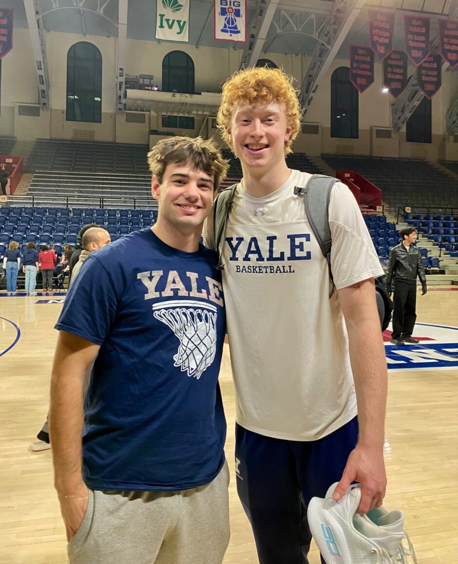 Fans Travel from West Hartford to Support Riley Fox and Yale Basketball ...