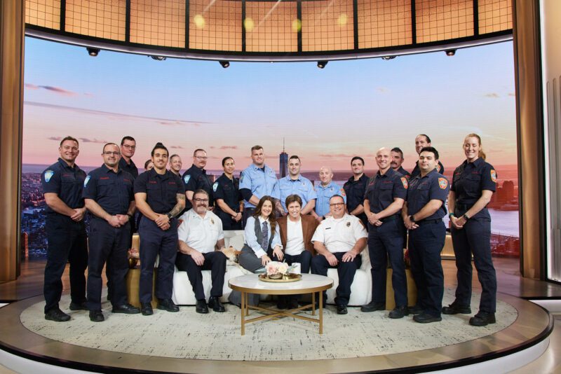 West Hartford Firefighters Surprise Denis Leary on Drew Barrymore Show ...