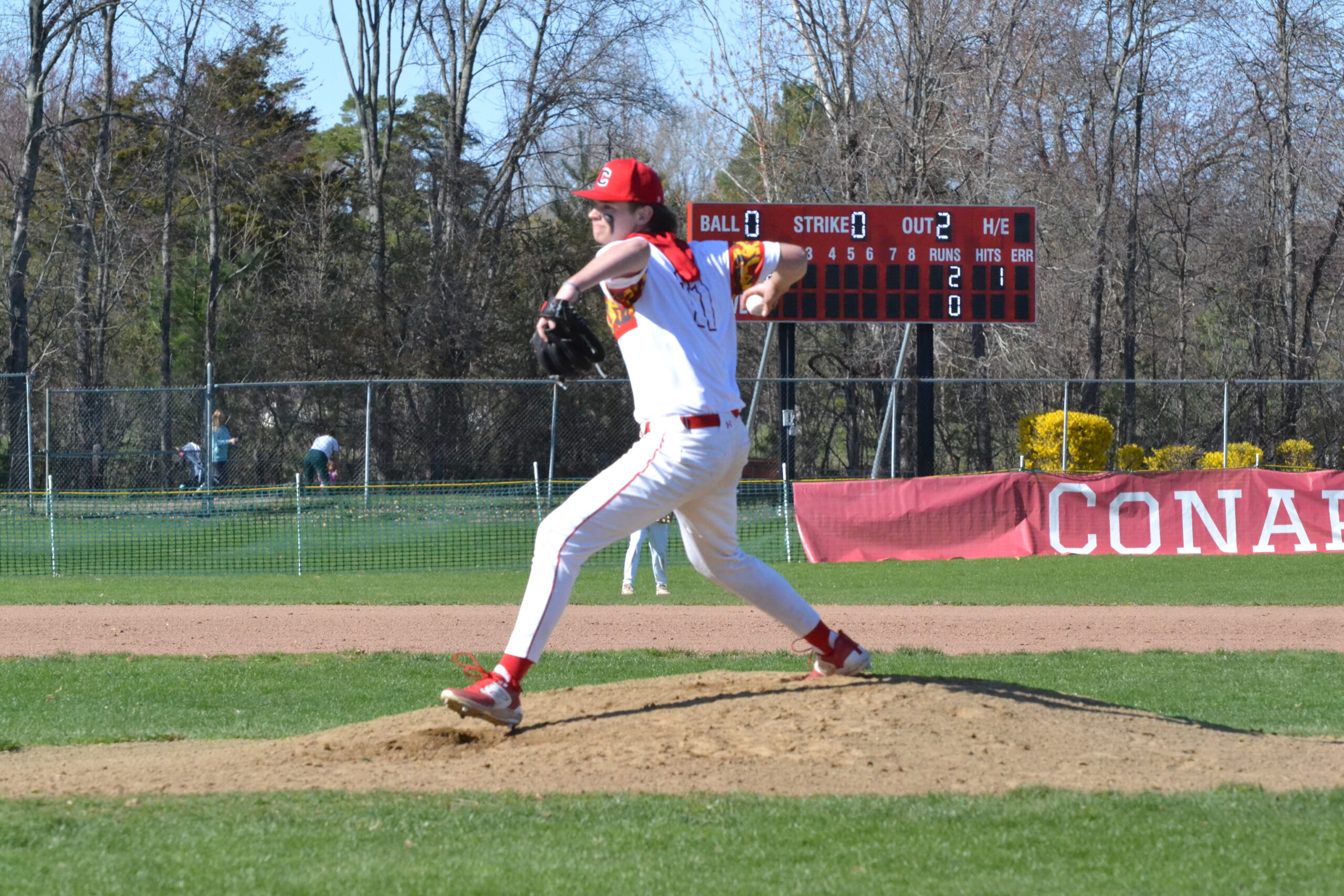 Conard pitcher Calvin Borio delivers the pitch - We-Ha | West Hartford News