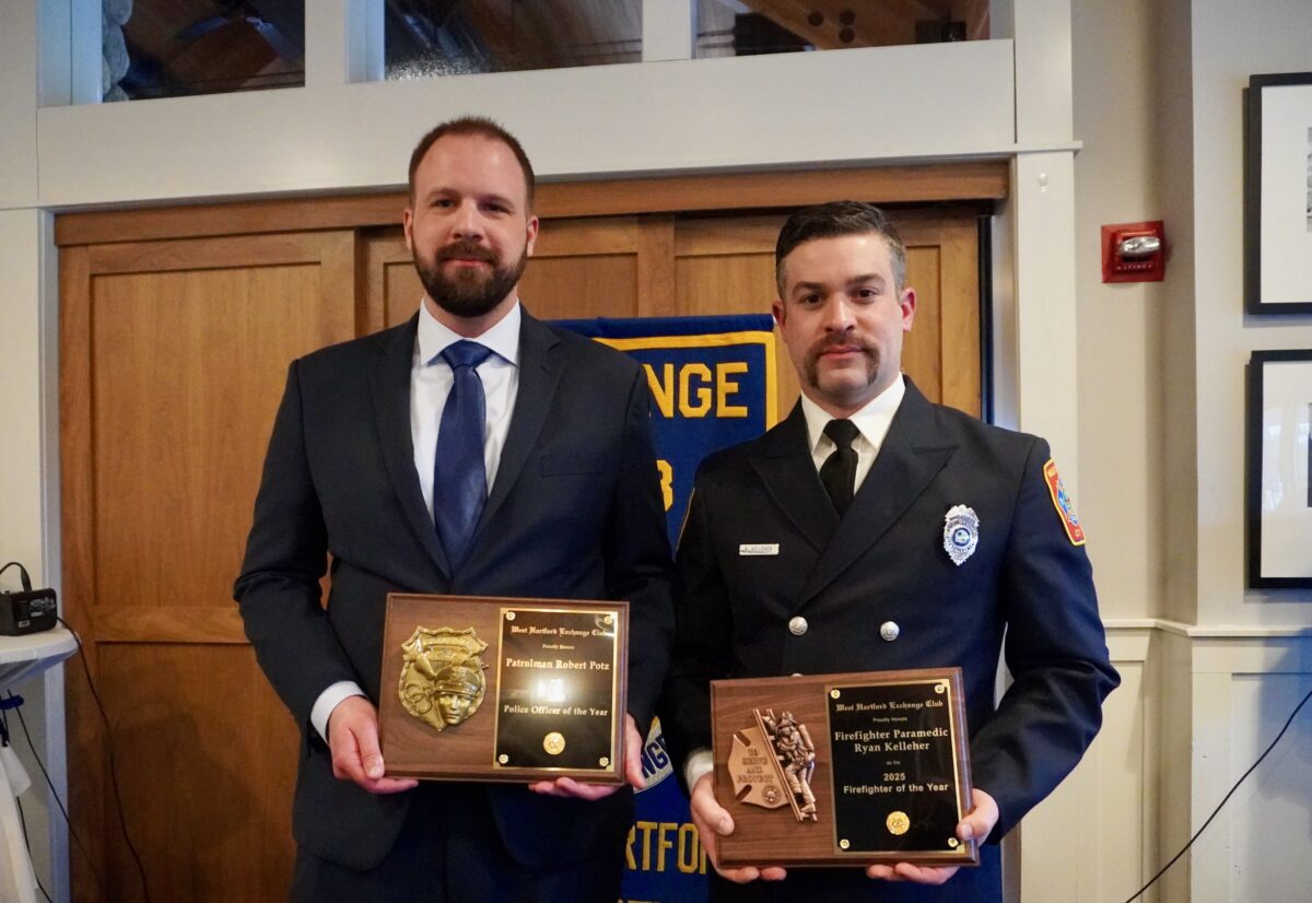 West Hartford Exchange Club Honors Firefighter and Police Officer of the Year - We-Ha | West ...