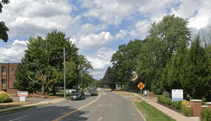 From the West Hartford Archives: North Main Street Near Brace Road - We ...