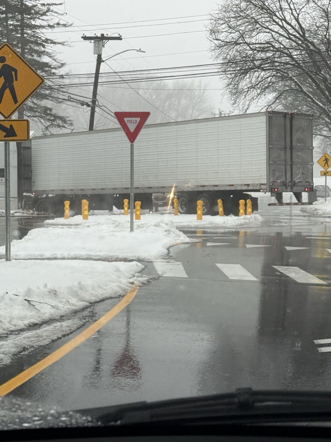 Truck Fails to Make It 'Round West Hartford Roundabout - We-Ha | West ...